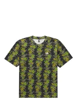Supreme The North Face Leaf Print Short Sleeve Top - Black