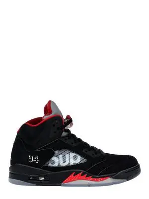 JORDAN Jordan 5 Retro Supreme Sneakers Black/fire Red