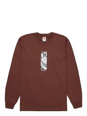 Supreme The Crow Long Sleeve Tee Shirt - Brown