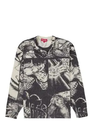 Supreme Printed Sweater - White