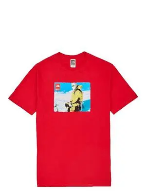 Supreme The North Face Photo Tee Shirt Red