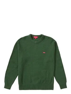 Supreme Textured Small Box Sweater - Green