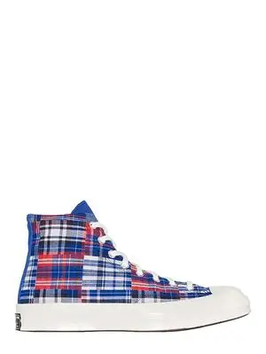 CONVERSE Chuck Taylor All Star 70 Hi Twisted Prep Sneakers - Rush Blue/university Red