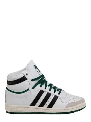 Adidas Top Ten Hi Sneakers - Cloud White/core Black/green