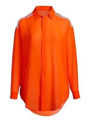 Adidas Ivy Park Swim Coverup Shirt - Solar Orange