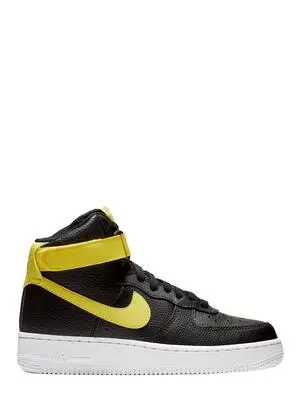 Nike Air Force 1 High Top Sneakers - Black/white/yellow Pulse