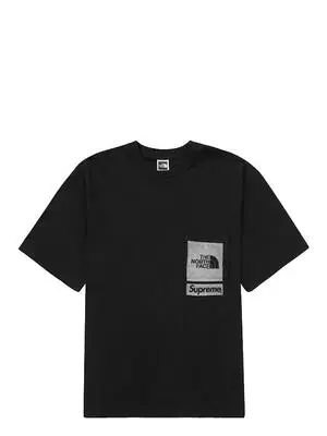 Supreme The North Face Printed Pocket Tee Shirt Black
