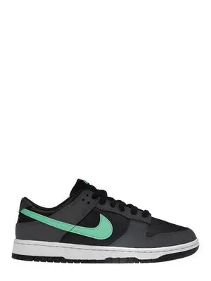 Nike Dunk Low Retro Sneakers Black/dark Grey/green Glow