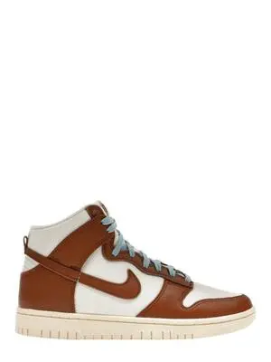 Nike Dunk High Prm Vintage Sneakers - Pecan/sail/worn Blue