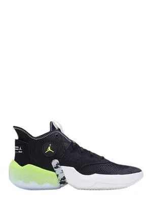 JORDAN React Elevation - Black/light Smoke Grey/volt