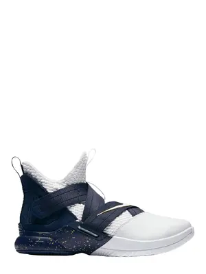 Nike LeBron Zoom Soldier 12 25 Straight White/midnight Navyone-colormineral Yellowone-colorwhite