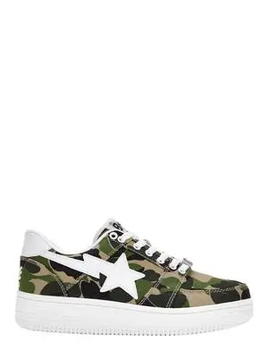 BAPE BAPE STA Low ABC Camo 20th Anniversary Green Camo/white