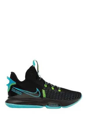 Nike Nike LeBron Witness 5 Black/green Strike/light Blue Fury