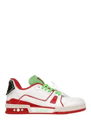 LOUIS VUITTON Trainer Neon - Red/white/green