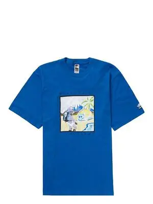 Supreme The North Face Sketch Short Sleeve Top - Blue