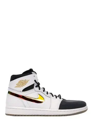 JORDAN 1 Retro Nouveau Dunk From Above Sneakers - White/blue/yellow