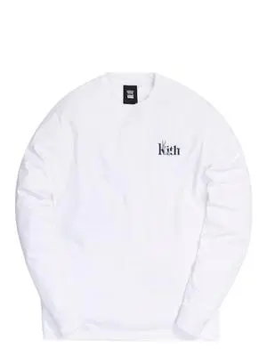 Kith X Looney Tunes Bugs Serif Long Sleeve Tee Shirt - White