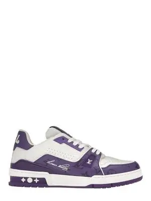 LOUIS VUITTON Trainer Monogramin White/purple