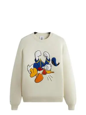 Kith X Disney Donald Duck Vintage Crewneck Sweatshirt - Sandrift