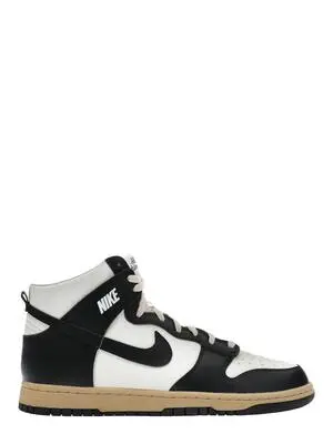 Nike Dunk High Retro Vintage Panda Sneakers - Black/white/cream