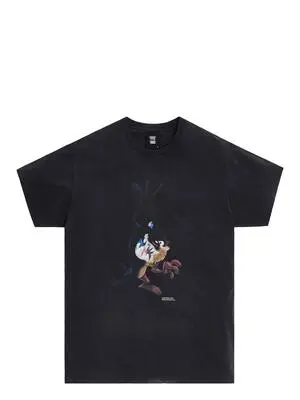 Kith X Looney Tunes Shadow Taz Vintage Tee Shirt - Black