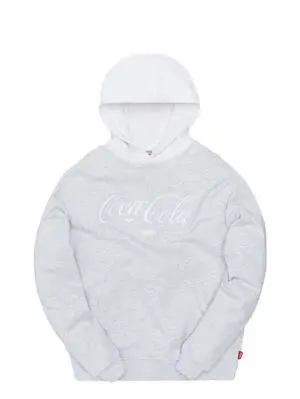 Kith X Cocacola Surfboard Williams Ii Hoodie - Light Heather Grey