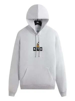 Kith X Disney Pluto Classic Logo Hoodie - Light Heather Grey