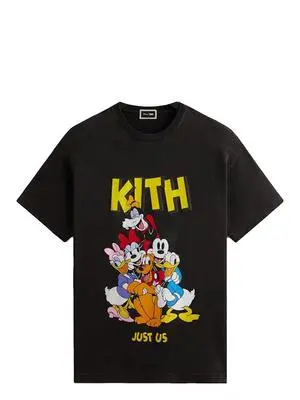 Kith X Disney Mickey & Friends Best Friends Vintage Tee Shirt - Black