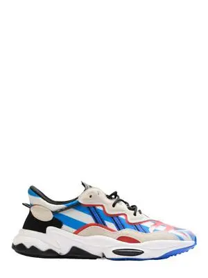 Adidas Ozweego Bait X Street Fighter E. Honda Bright Sneakers - White/blue/bright Blue