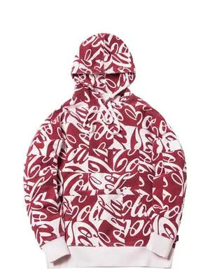 Kith X Cocacola Cubed Global Hoodie - Red