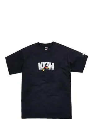 Kith X Disney Running Mickey Tee Shirt - Black