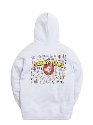 Kith X Looney Tunes That's All Folks Hoodie - Heather Grey