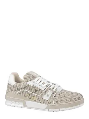 LOUIS VUITTON Trainer Stripe Monogramin - Beige/white