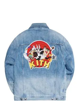 Kith X Looney Tunes Denim Jacket - Blue