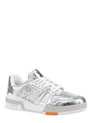 LOUIS VUITTON Trainerin Sneaker - Silver/white