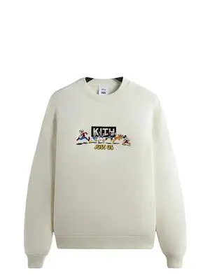 Kith X Disney Mickey & Friends Family Crewneck Sweatshirt - Sandrift