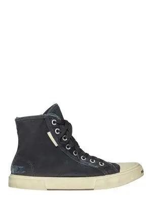 Balenciaga Paris High-top Sneakers - Black/white