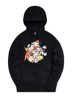 Kith X Looney Tunes Merrie Melodies Vintage Hoodie - Black
