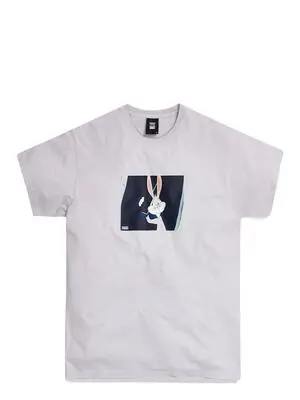 Kith X Looney Tunes What's Up Doc Tee Shirt - Oyster Mushroom