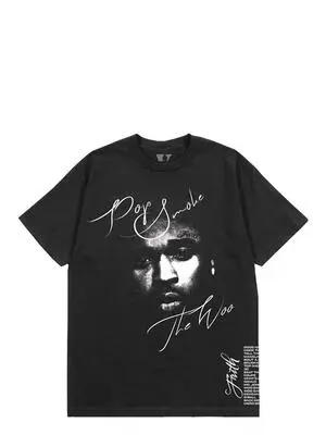 POP SMOKE X Vlone Faith T-shirt - Black
