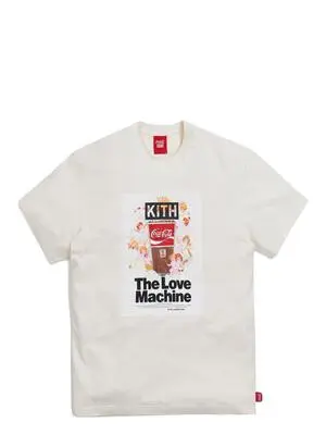 Kith X Cocacola Love Machine Vintage Tee Shirt - Ivory