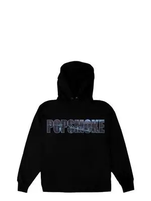 POP SMOKE X Vlone Wraith Graphic Hoodie - Black