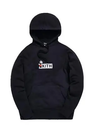Kith X Disney 20s Mickey Classic Logo Hoodie - Black
