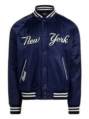 Polo Ralph Lauren Yankees Jacket - Aviator Navy Blue/white