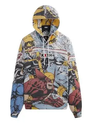Kith X Marvel X-men Battle Hoodie - White Ph
