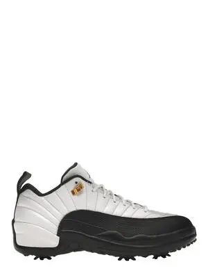 JORDAN Jordan 12 Retro Low Golf Shoes White/black/taxi