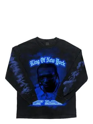 POP SMOKE King Of New York Longsleeve - Black