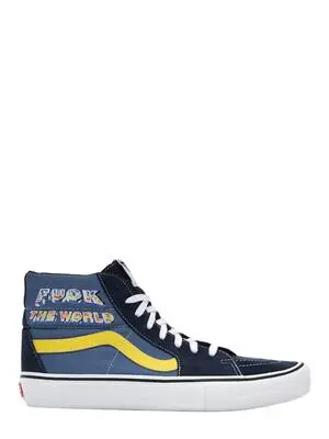 VANS Sk8-hi High-top Sneakers - Blue/yellow