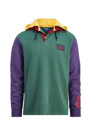 Polo Ralph Lauren Snow Beach Hooded Rugby - Pine