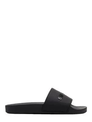 Balenciaga Pool Slides - Black